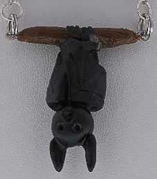 Hanging Bat Necklace – Whatsername Crafts